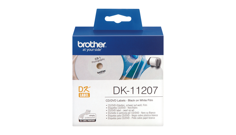 Brother CD/DVD Labels – Transparent