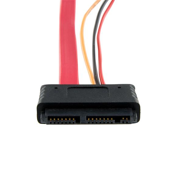 StarTech.com 12in Micro SATA to SATA with SATA Power Adapter Cable ...