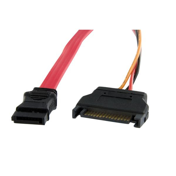 StarTech.com 12in Micro SATA to SATA with SATA Power Adapter Cable ...