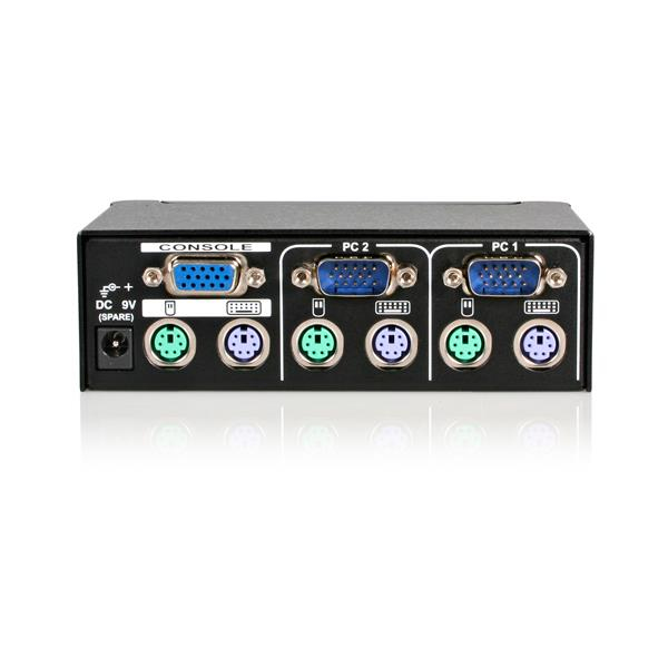 StarTech.com 2 Port Professional PS/2 KVM Switch – Transparent