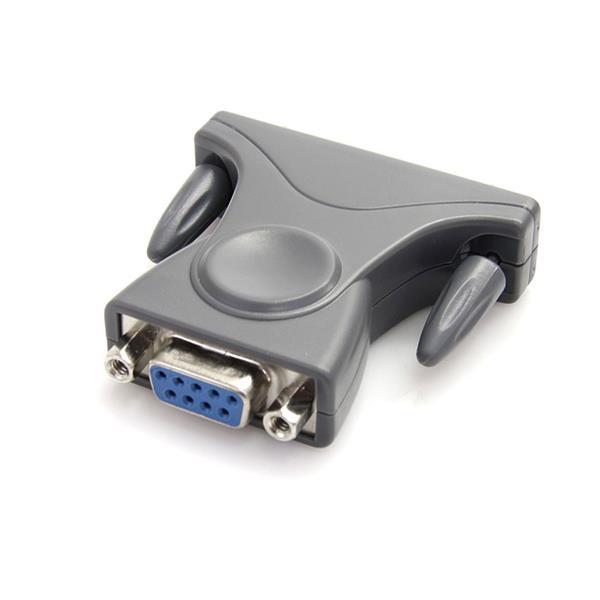StarTech.com USB to RS232 DB9/DB25 Serial Adapter Cable – M/M – Transparent