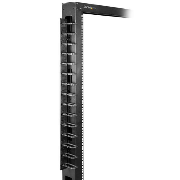 StarTech.com Vertical Cable Organizer with D-Ring Hooks – 0U – 6 ft ...