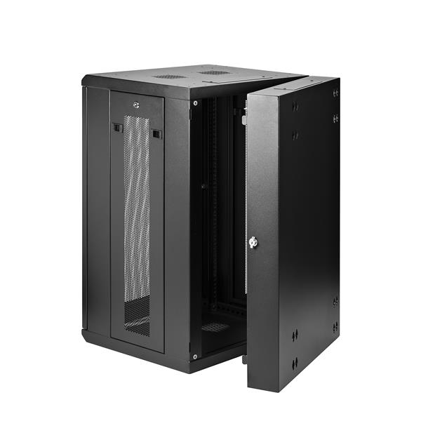 StarTech.com 18U Wall-Mount Server Rack Cabinet – 20 in. Deep – Hinged ...