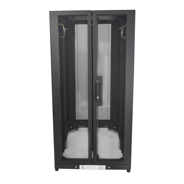 StarTech.com 25U Server Rack Cabinet – 37 in. Deep Enclosure – Transparent
