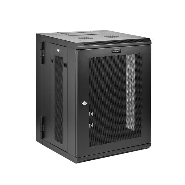 StarTech.com 15U Wall-Mount Server Rack Cabinet – 16.1 in. Deep ...