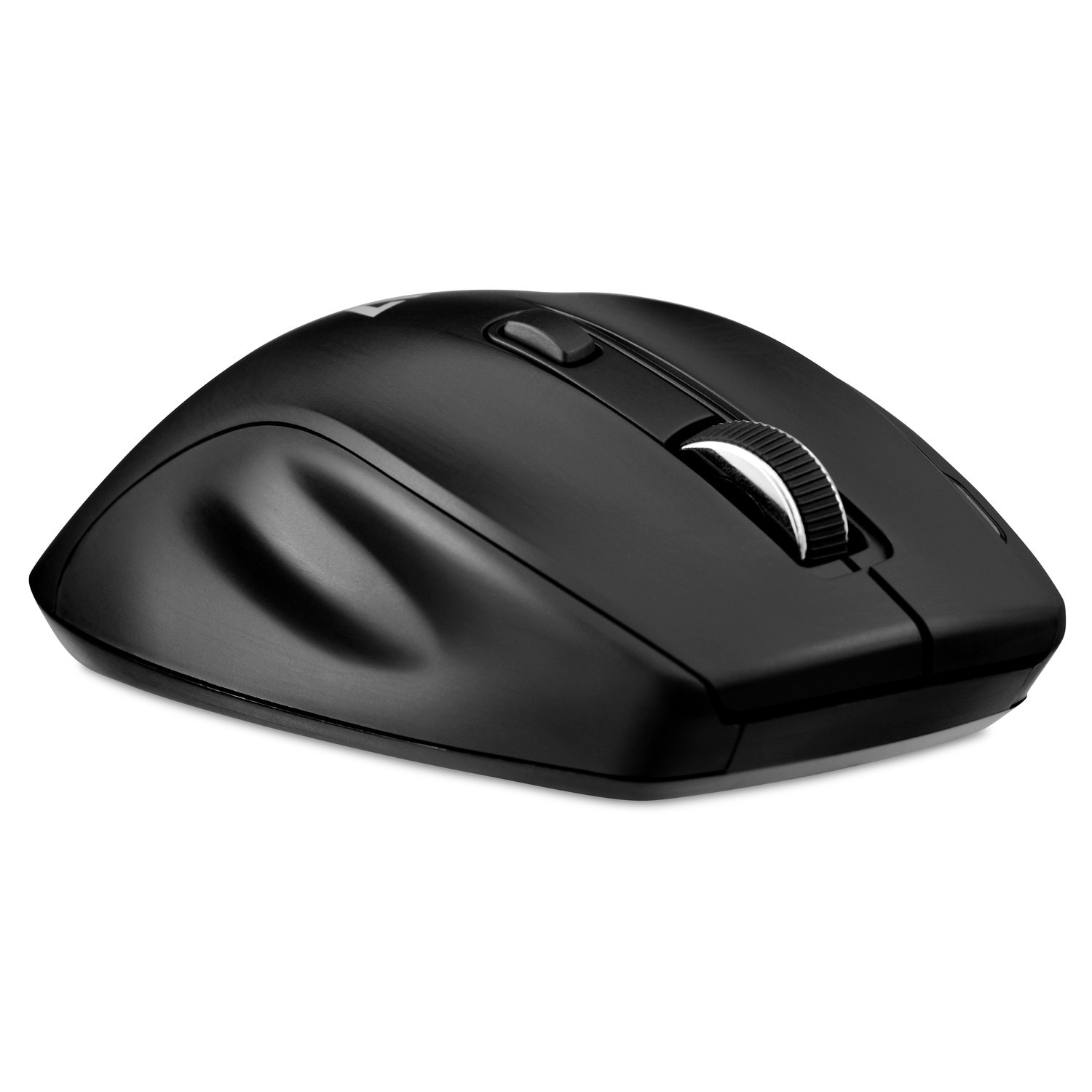 V7 Deluxe Wireless Optical Mouse – Black – Transparent