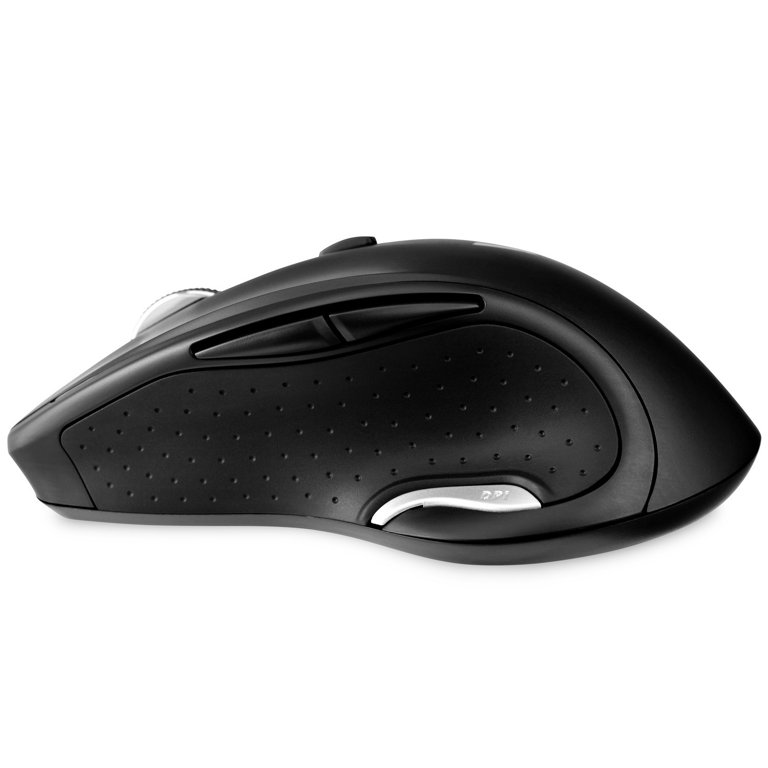 V7 Deluxe Wireless Optical Mouse – Black – Transparent