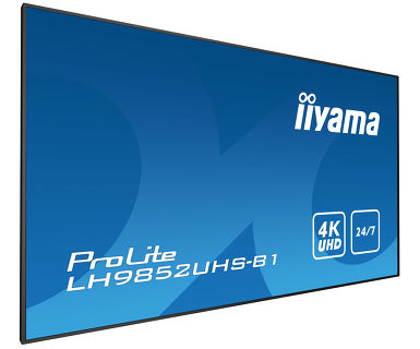 iiyama LH9852UHS-B1 signage display 2.49 m (98″) LED 4K Ultra HD ...