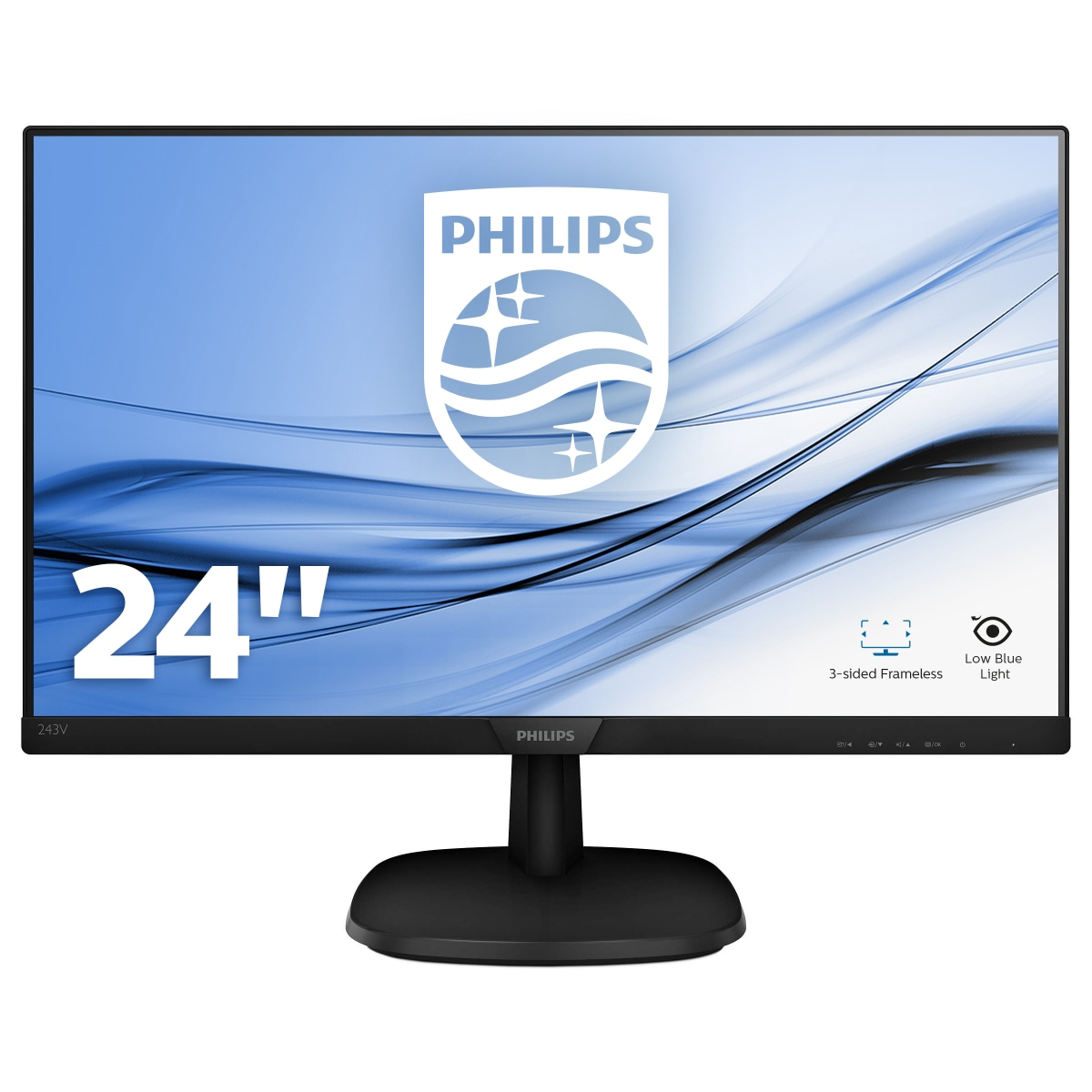 Philips V Line Full HD LCD monitor 243V7QJABF/00 – Transparent