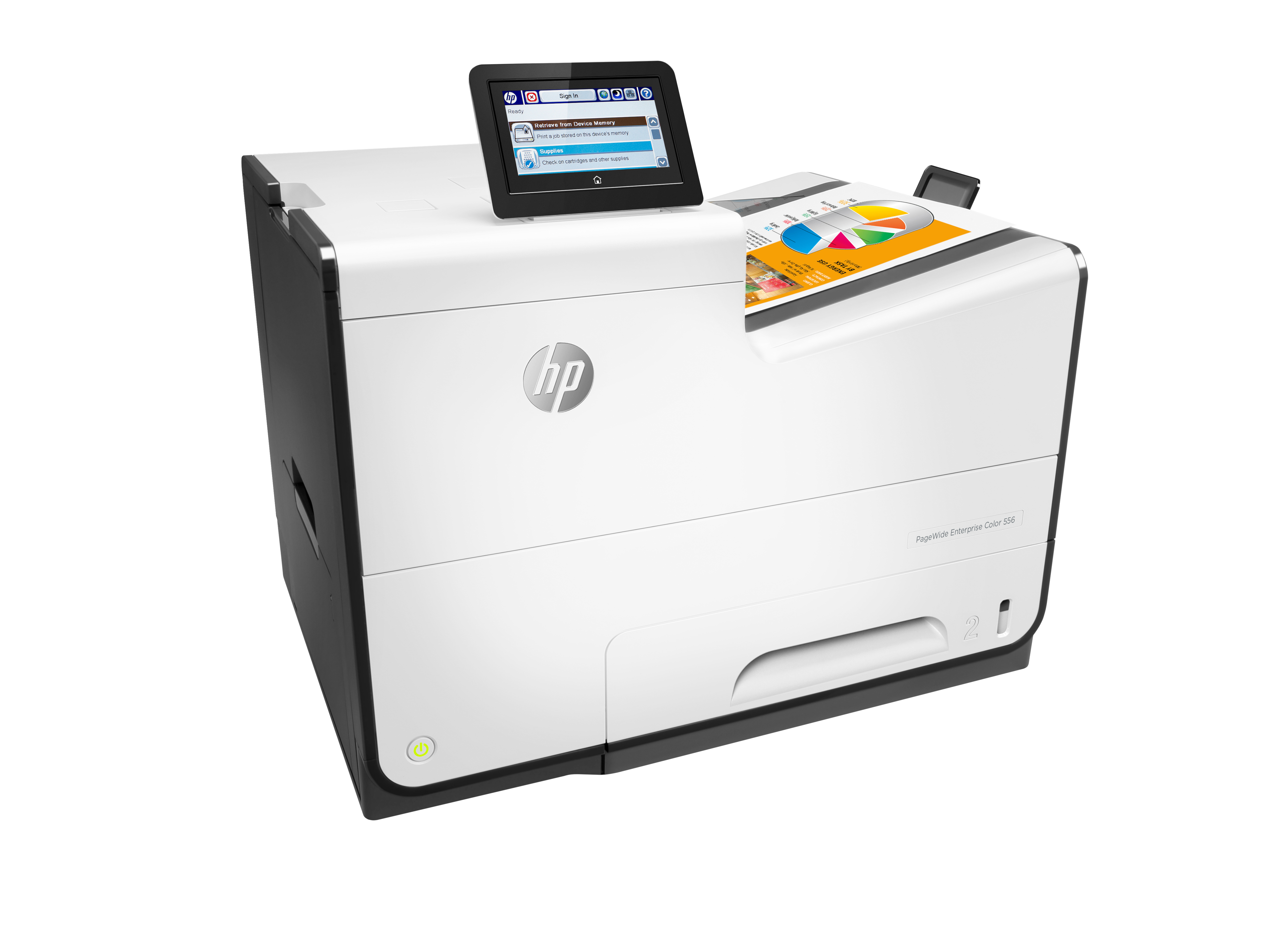 HP PageWide Enterprise Color 556dn inkjet printer Colour 2400 x 1200 ...