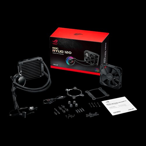 ASUS ROG RYUO 120 computer liquid cooling Processor – Transparent