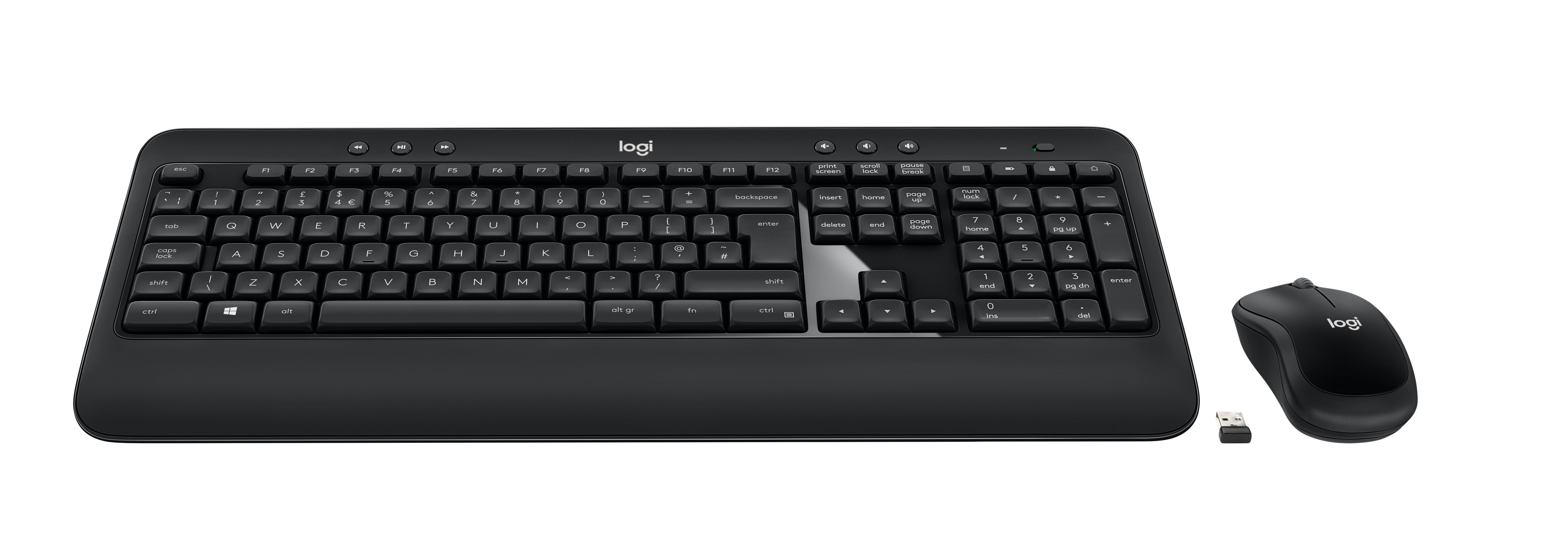 Logitech ADVANCED Combo keyboard RF Wireless QWERTY UK International ...