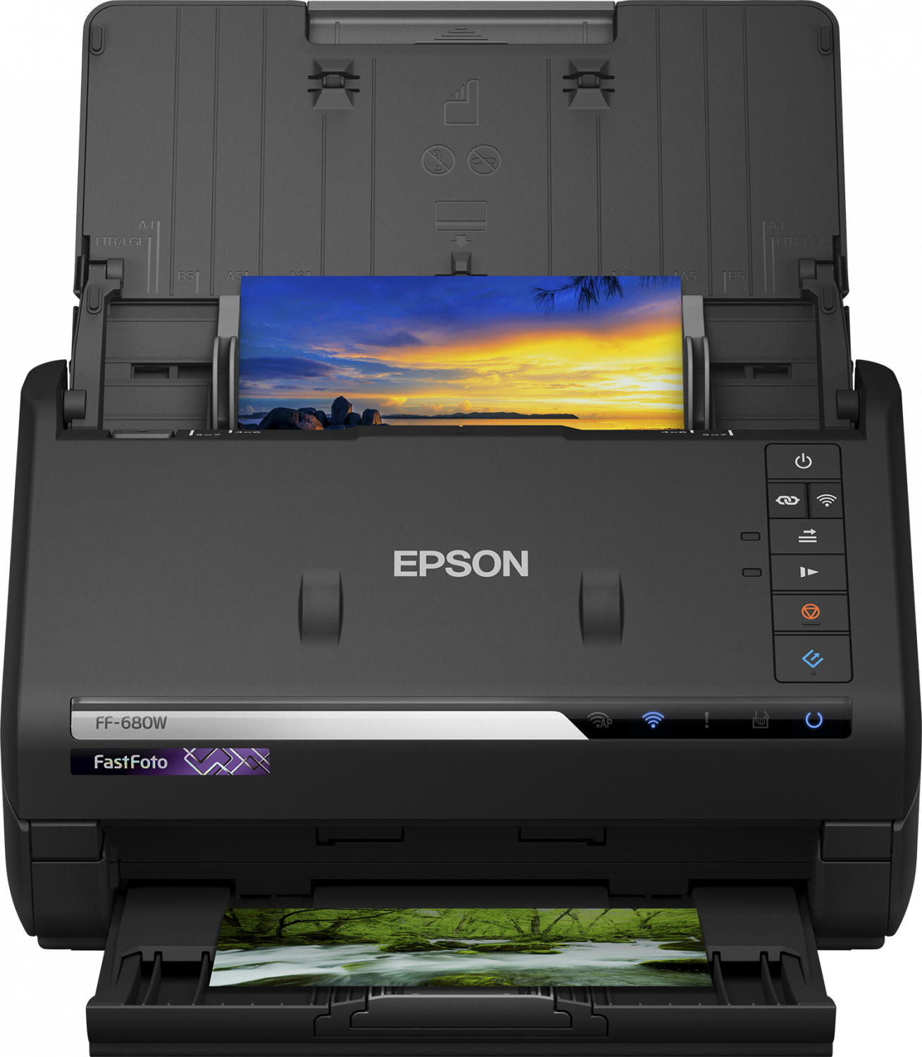 Epson FF-680W 600 x 600 DPI ADF + Manual feed scanner Black A4 ...
