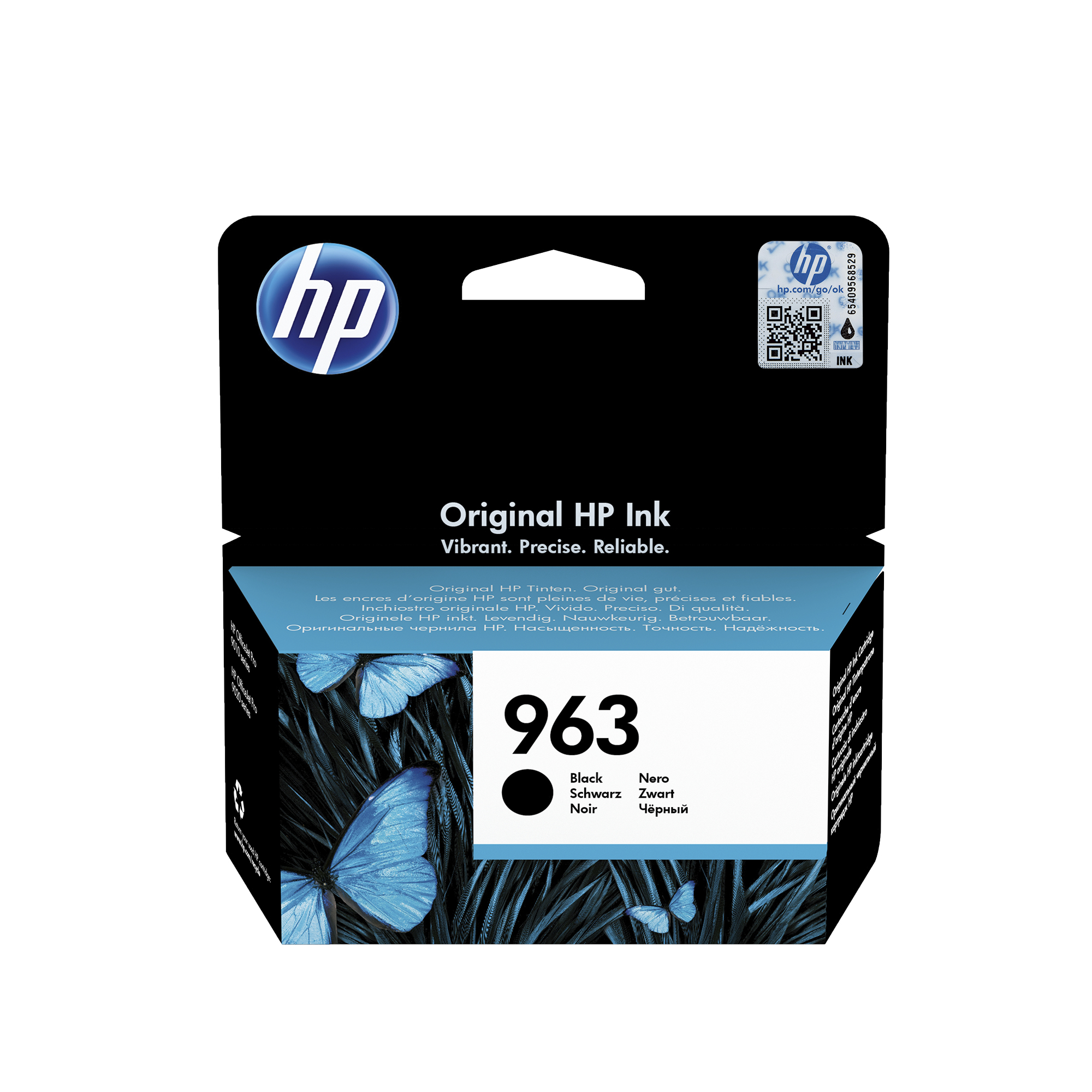 HP 963 Original Black 1 pc(s) – Transparent