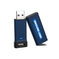 SecureData Secure USB BT 8gb Encrypted Flash Drive – Transparent
