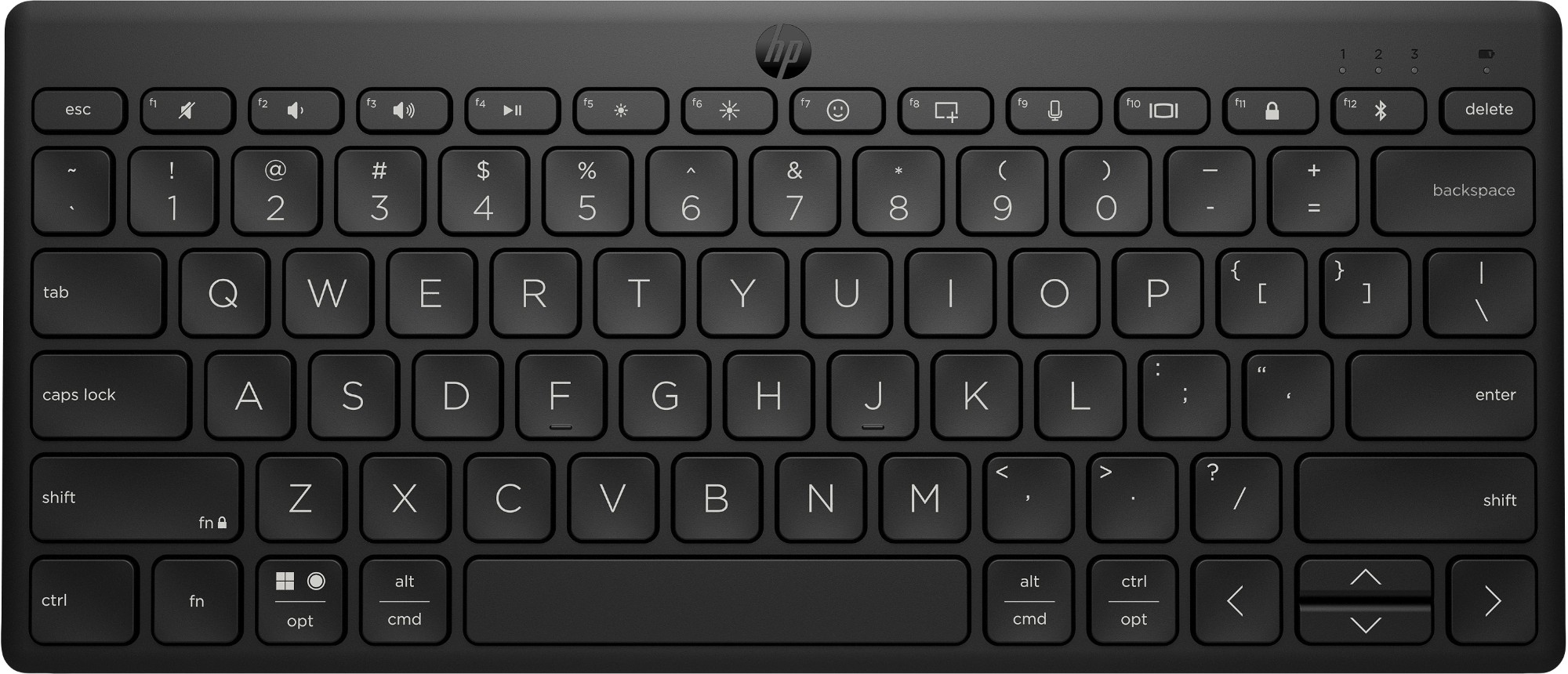 HP 355 Compact Multi-Device Bluetooth Keyboard – Transparent