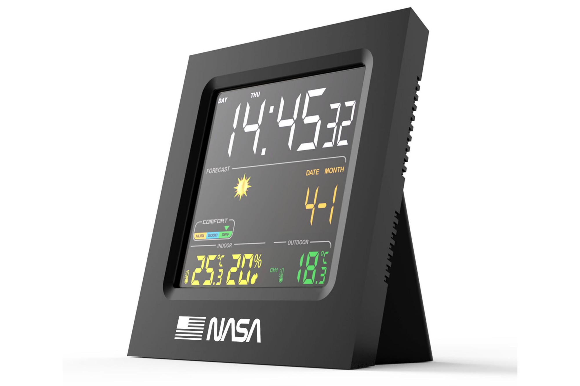 NASA WS300 Weather Station – Black – Transparent