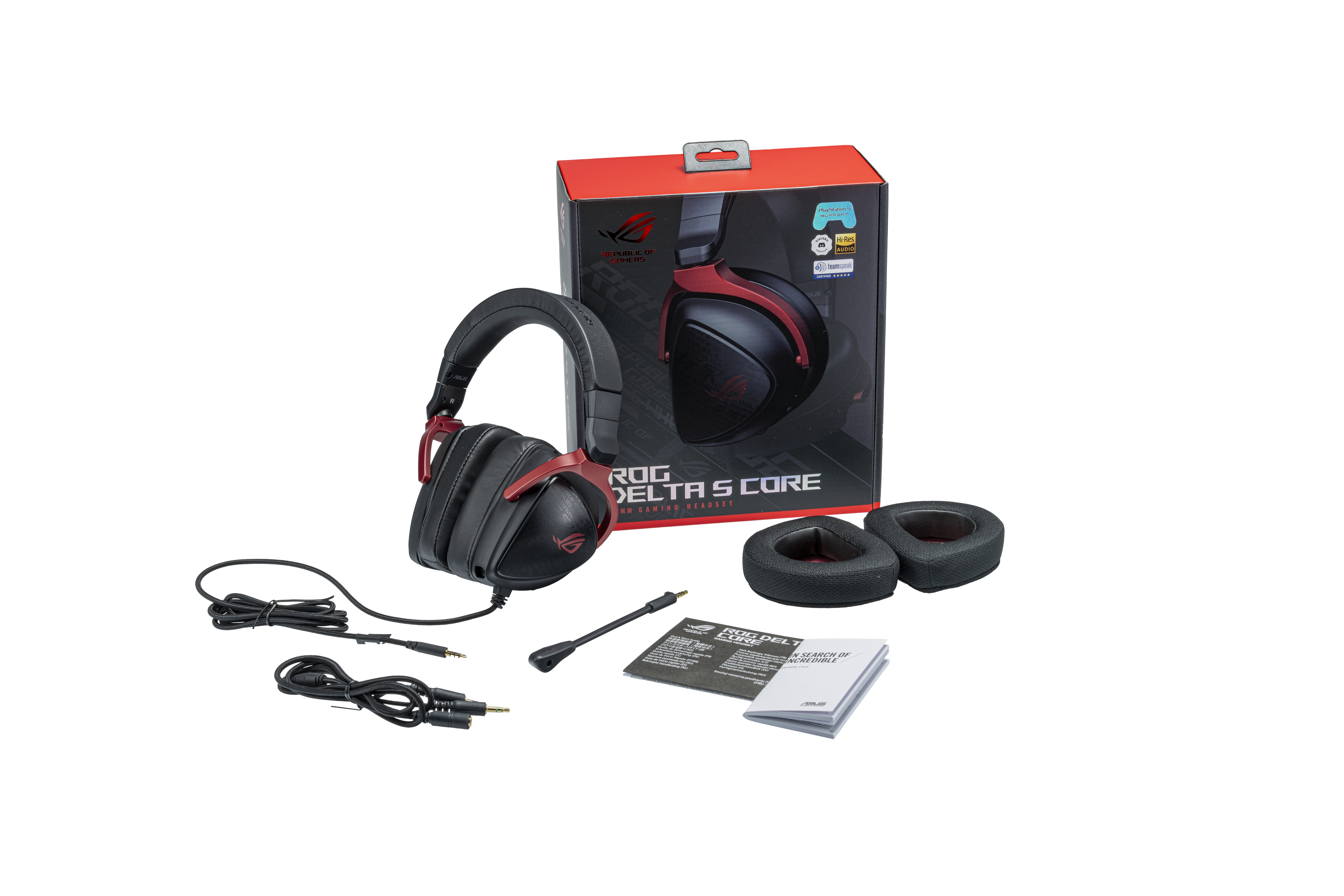 ASUS ROG Delta S Core Headset Wired Head-band Gaming Black – Transparent