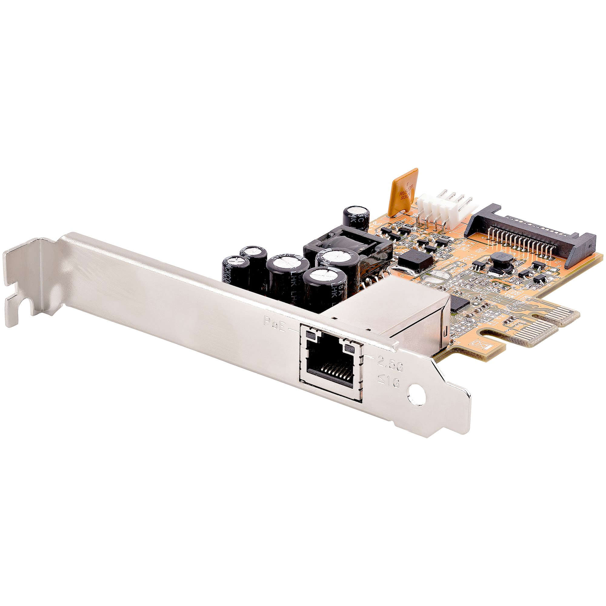 StarTech.com 1 Port 2.5Gbps PoE Network Card, PCIe Ethernet Card w/RJ45 ...