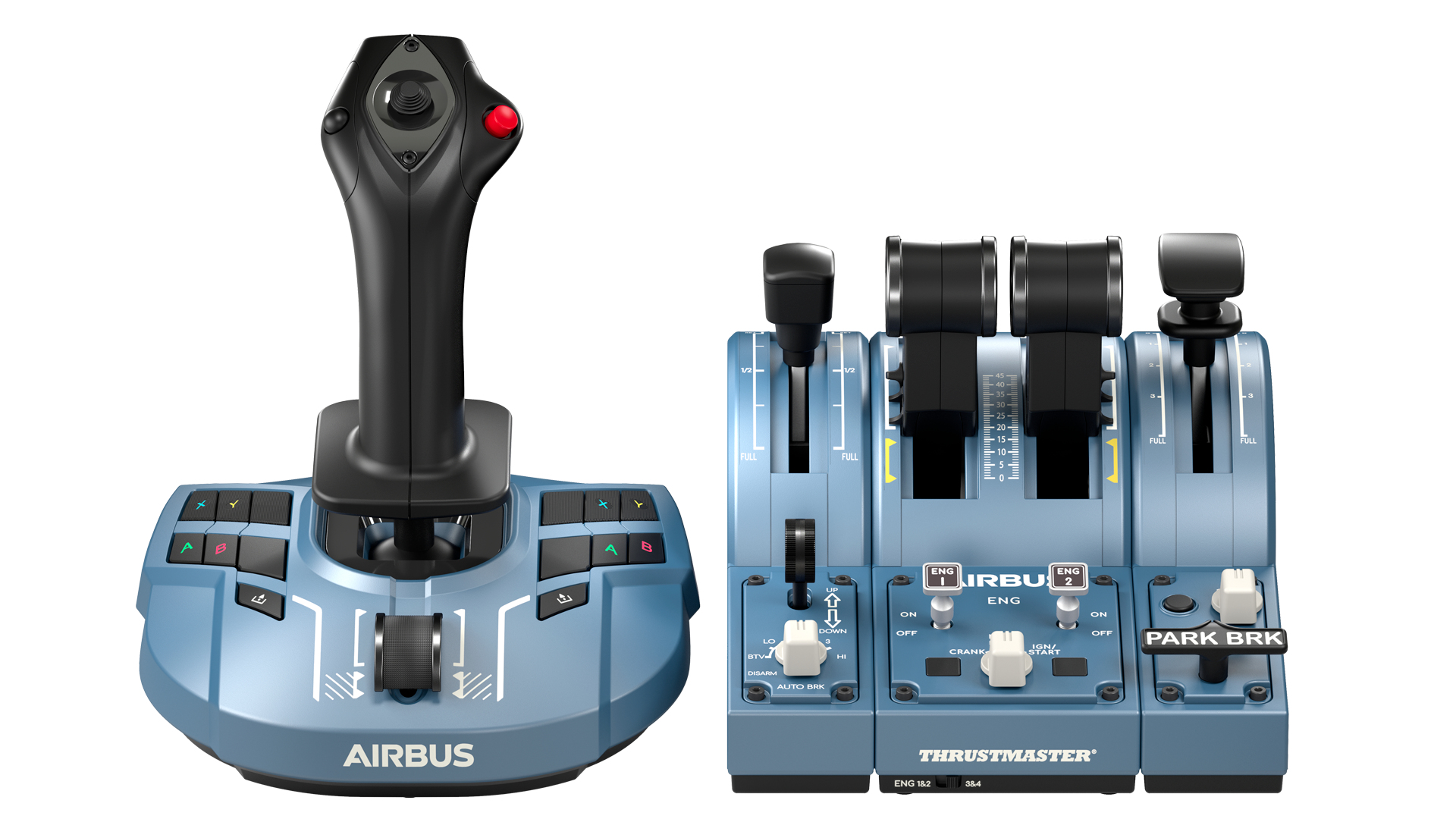 Thrustmaster TCA Captain Pack X Airbus Edition Black, Grey USB Analogue ...
