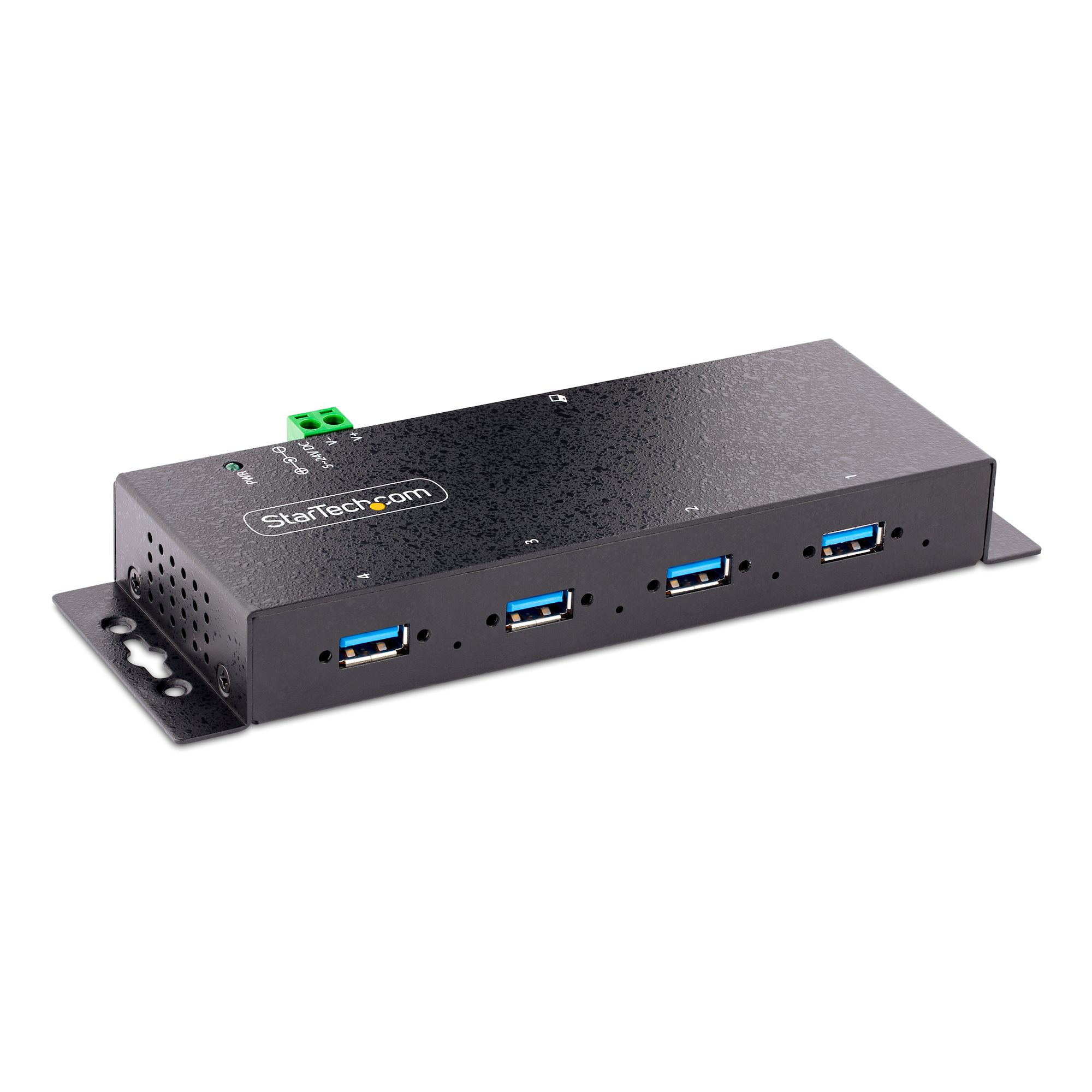 StarTech.com 4-Port Industrial USB 3.0 5Gbps Hub – Rugged USB Hub w ...