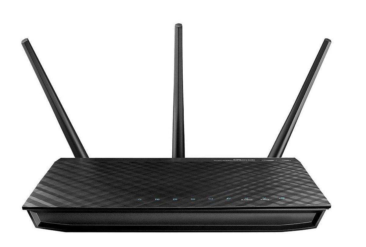 ASUS RT-AC66U wireless router Gigabit Ethernet Dual-band (2.4 GHz / 5 ...