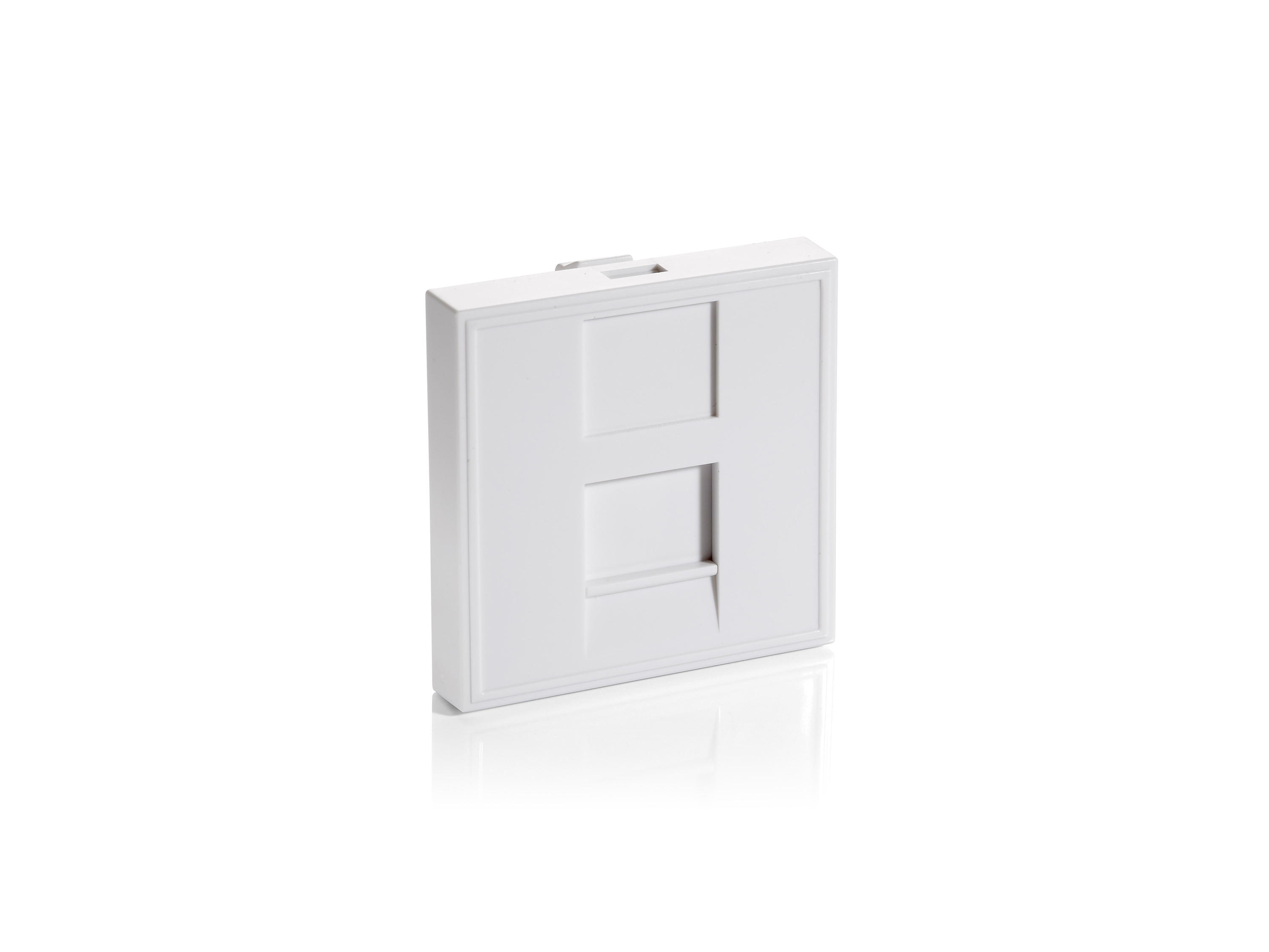 Equip French Modular Insert, 1-port – Transparent