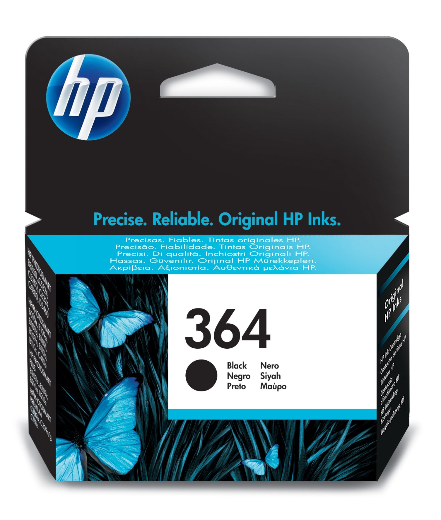 HP 364 Black Original Ink Cartridge – Transparent