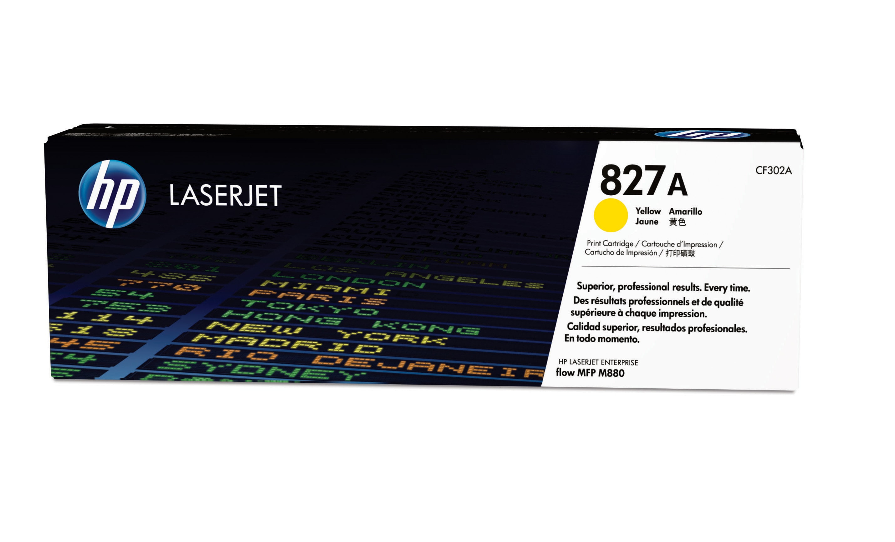 HP 827A Yellow Original LaserJet Toner Cartridge – Transparent