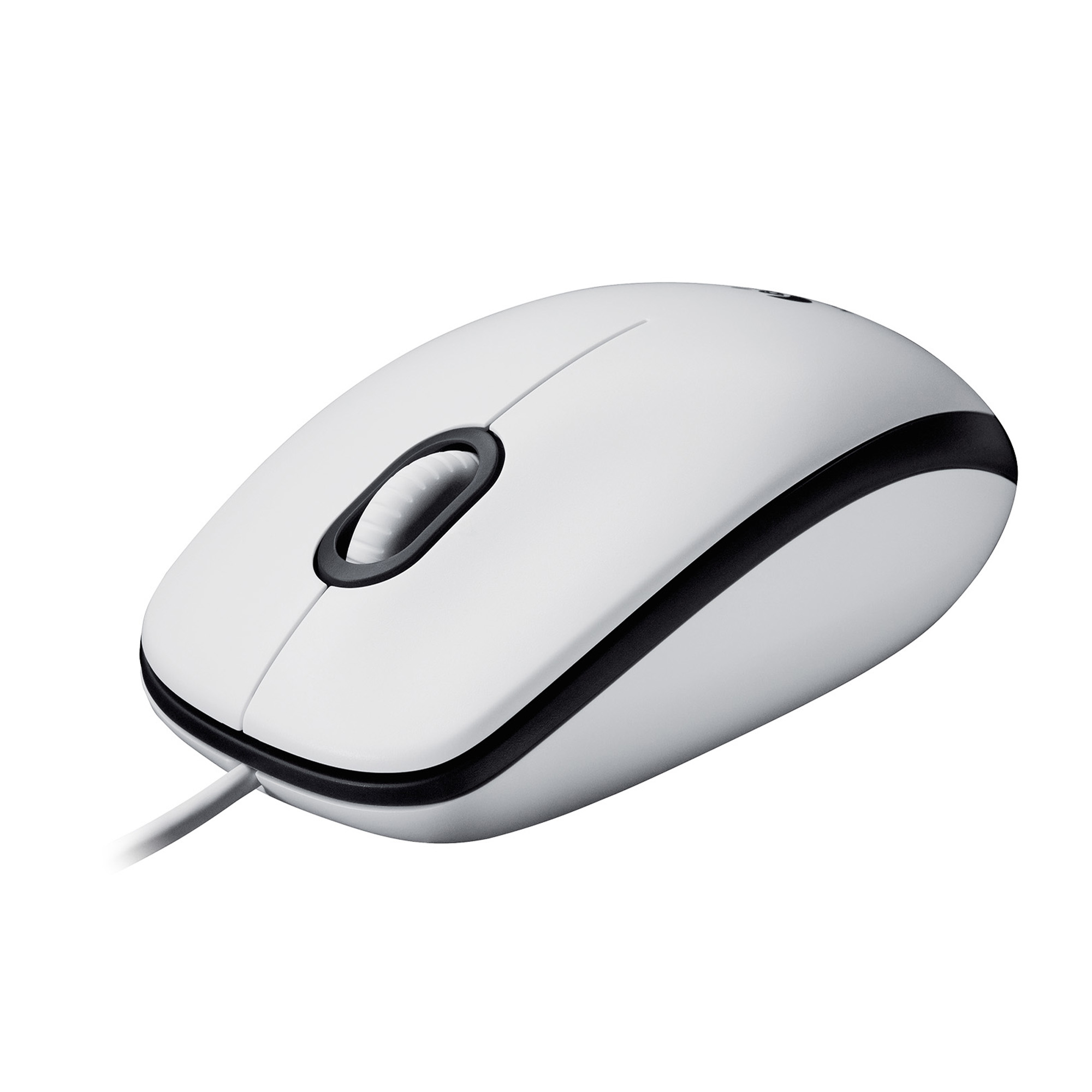 Logitech M100 mouse Ambidextrous USB Type-A Optical 1000 DPI – Transparent