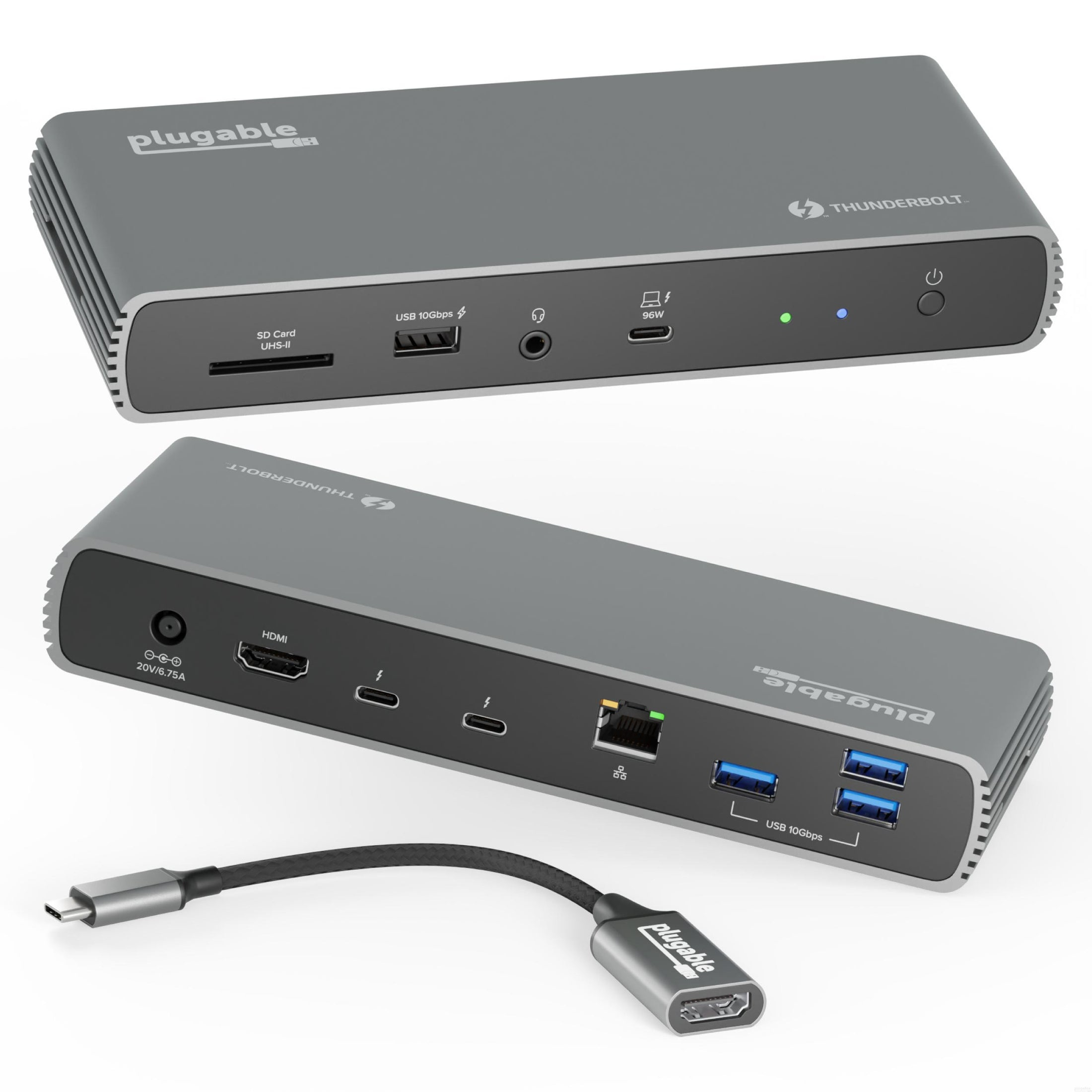 Plugable Technologies Thunderbolt 4 Dock with 100W Charging ...