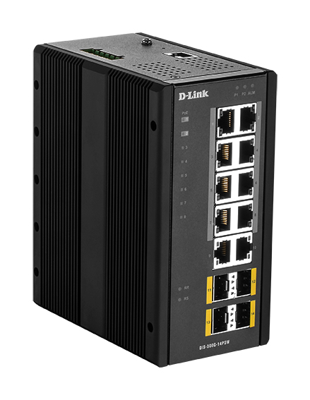 D-Link DIS‑300G‑14PSW Managed L2 Gigabit Ethernet (10/100/1000) Power ...