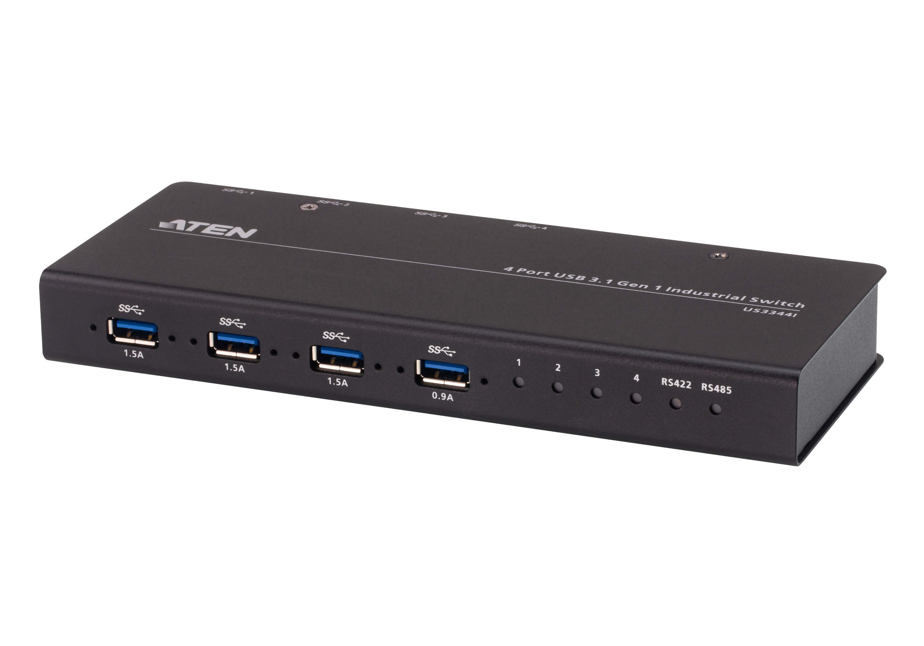 ATEN 4-Port USB 3.1 Gen1 Industrial Switch – Transparent