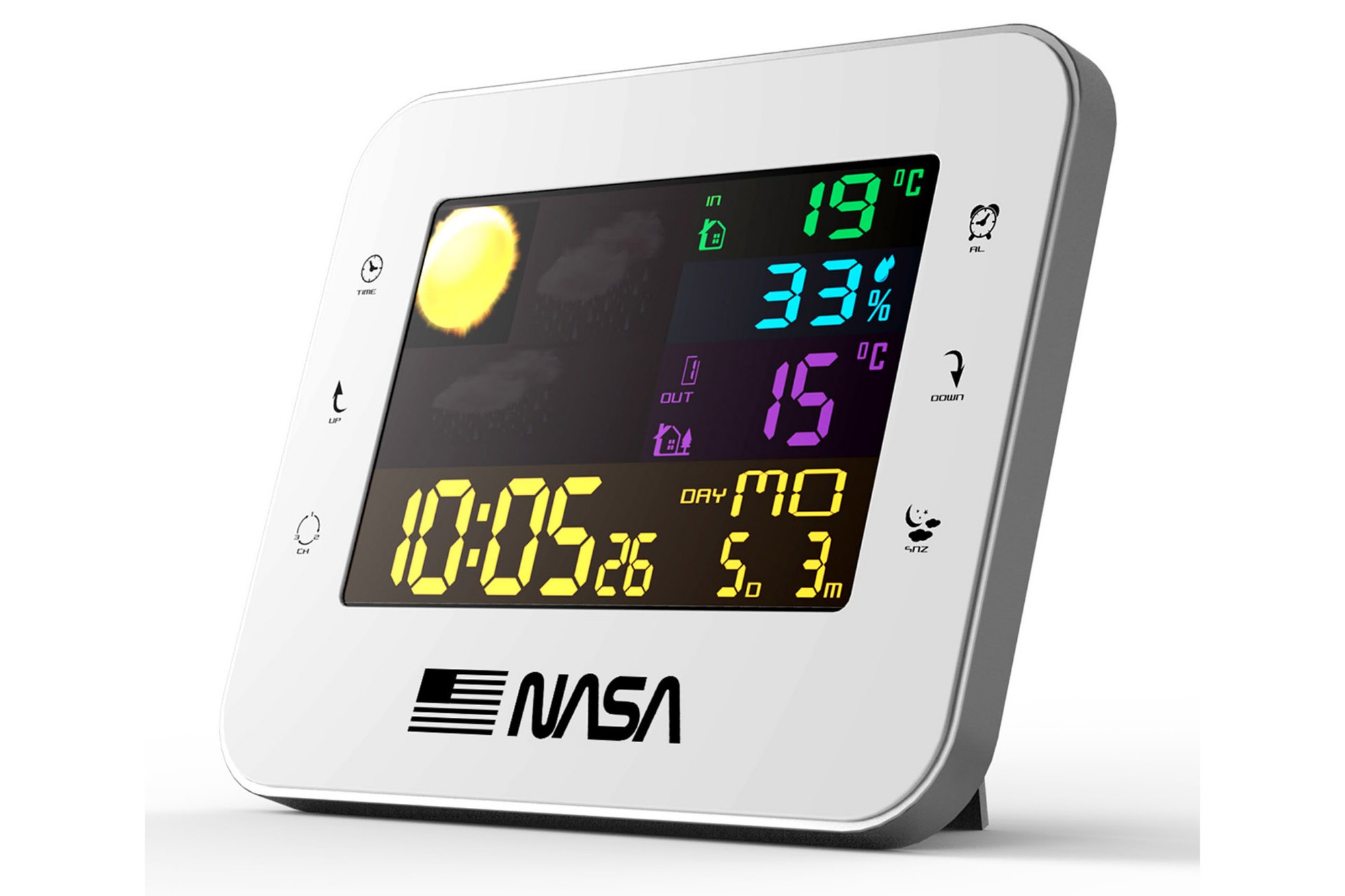 NASA WS500 Weather Station – White – Transparent