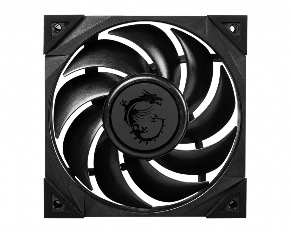 MSI MEG SILENT GALE P12 Premium Silent Fan ‘120mm, PWM, Balanced Static ...