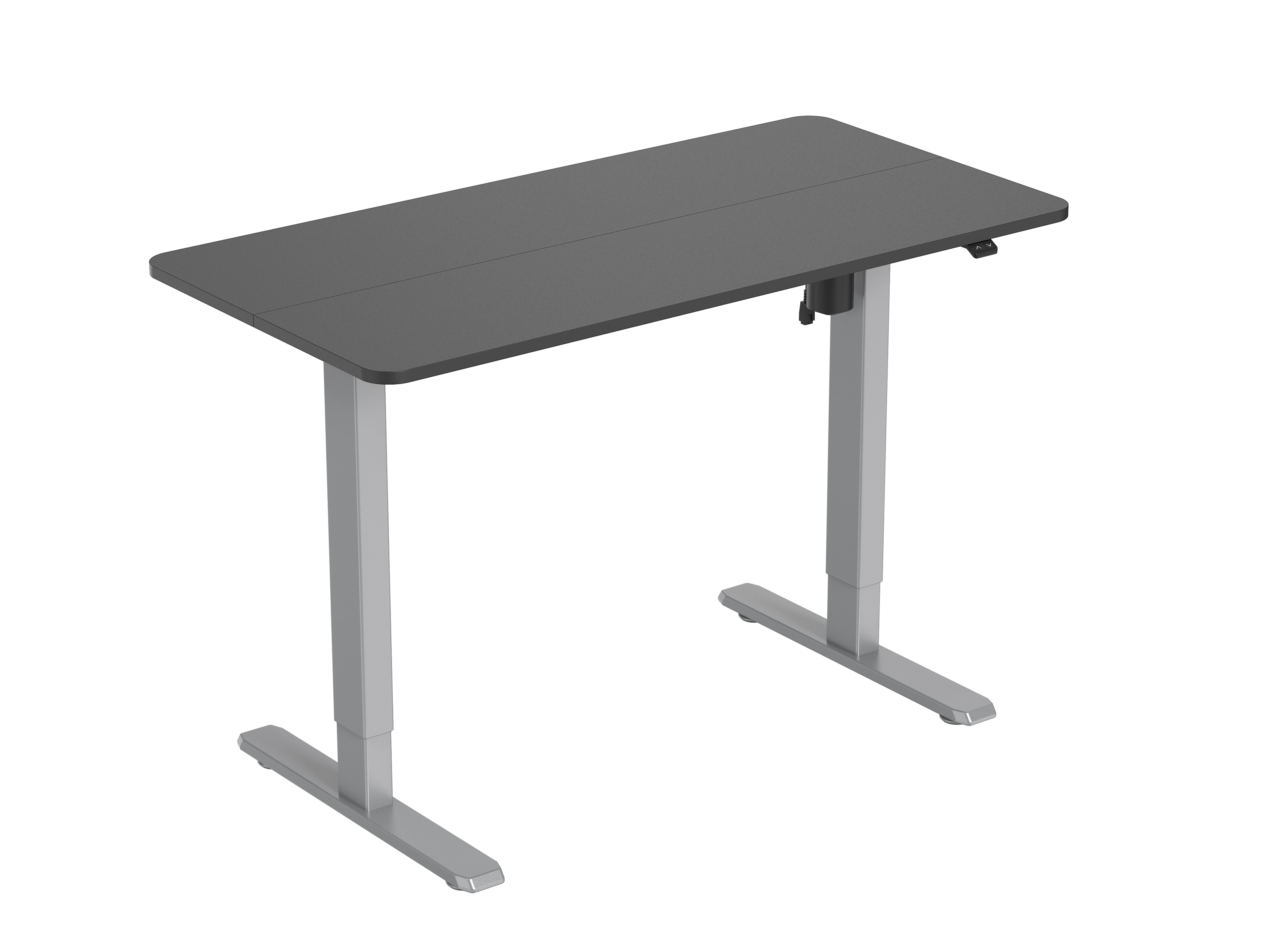 Equip ERGO Electric Sit-Stand Desk Frame with Desktop, Grey – Transparent