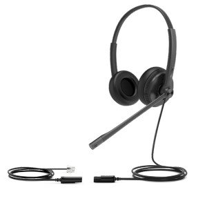 Yealink YHS34 Lite Dual Headset Wired Head-band Office/Call center ...