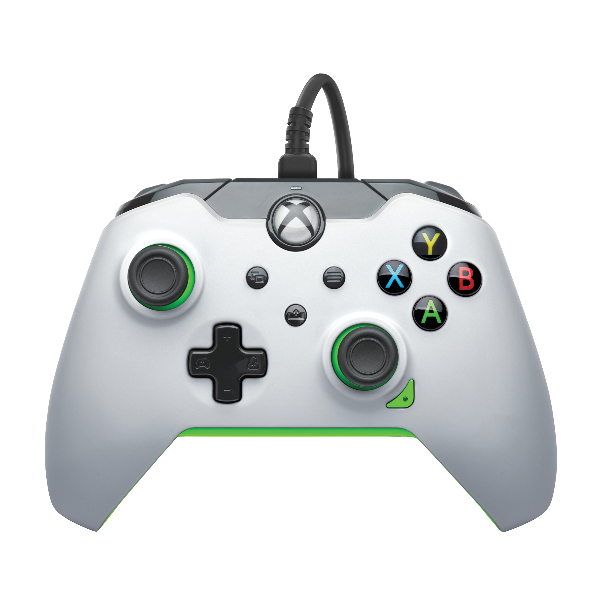 PDP Wired Controller: Neon White – Xbox Series X|S, Xbox One, Xbox ...