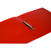 WHITEBOX A4 RED RING BINDER PACK OF 10 – Transparent