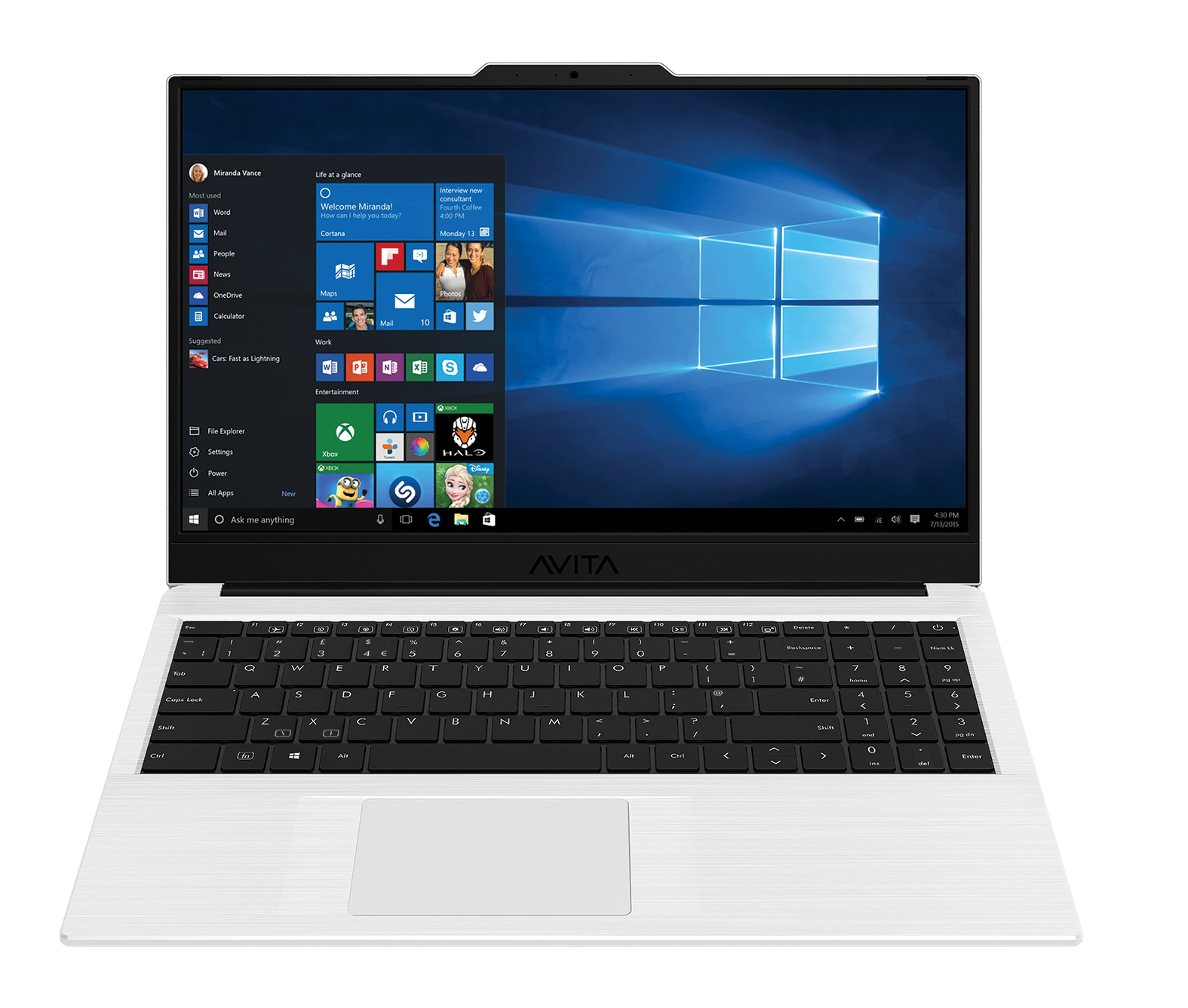 AVITA PURA 15 Notebook 15.6″ AMD Ryzen 3 8GB 256GB SSD Windows 10 Home ...