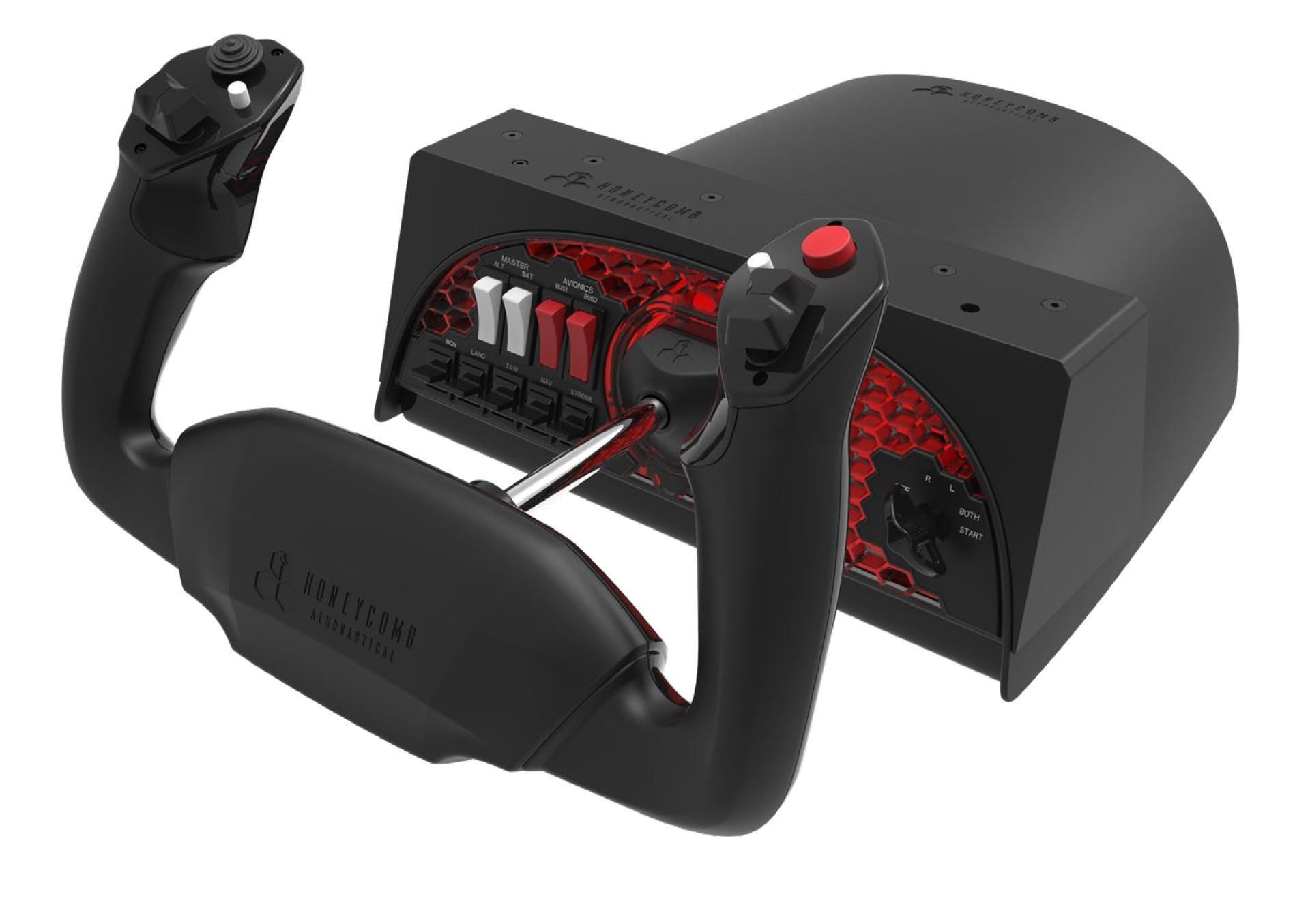 Honeycomb Alpha Flight Controls & SP – Transparent