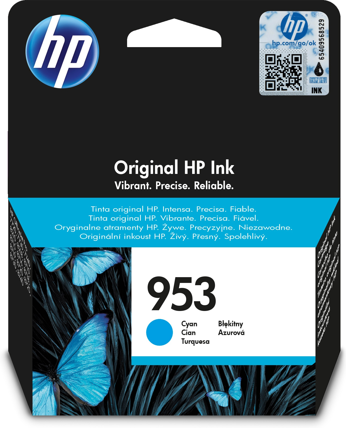 HP F6U12AE|953 Ink cartridge cyan, 700 pages 10ml for HP OfficeJet Pro ...