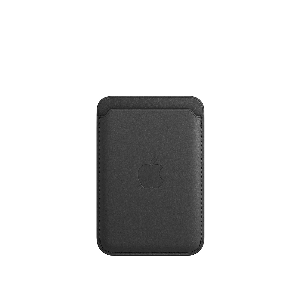 Apple iPhone Leather Wallet with MagSafe – Black – Transparent