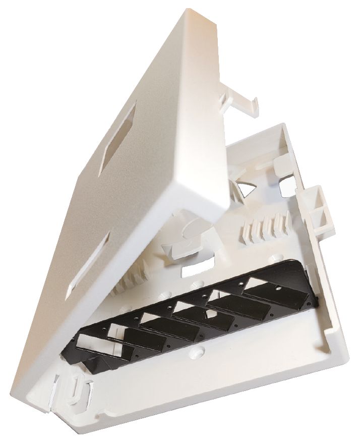 Lanview Fiber patch box for wall – Transparent