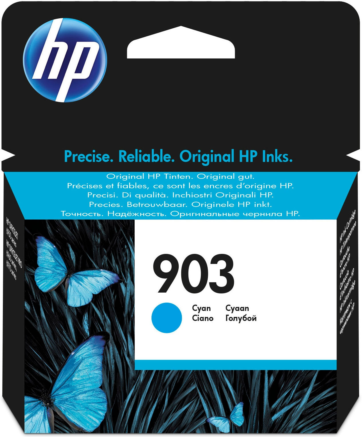 HP 903 Cyan Original Ink Cartridge – Transparent