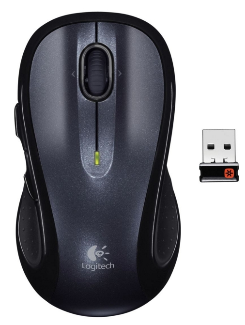 Logitech M510 mouse Ambidextrous RF Wireless Laser – Transparent
