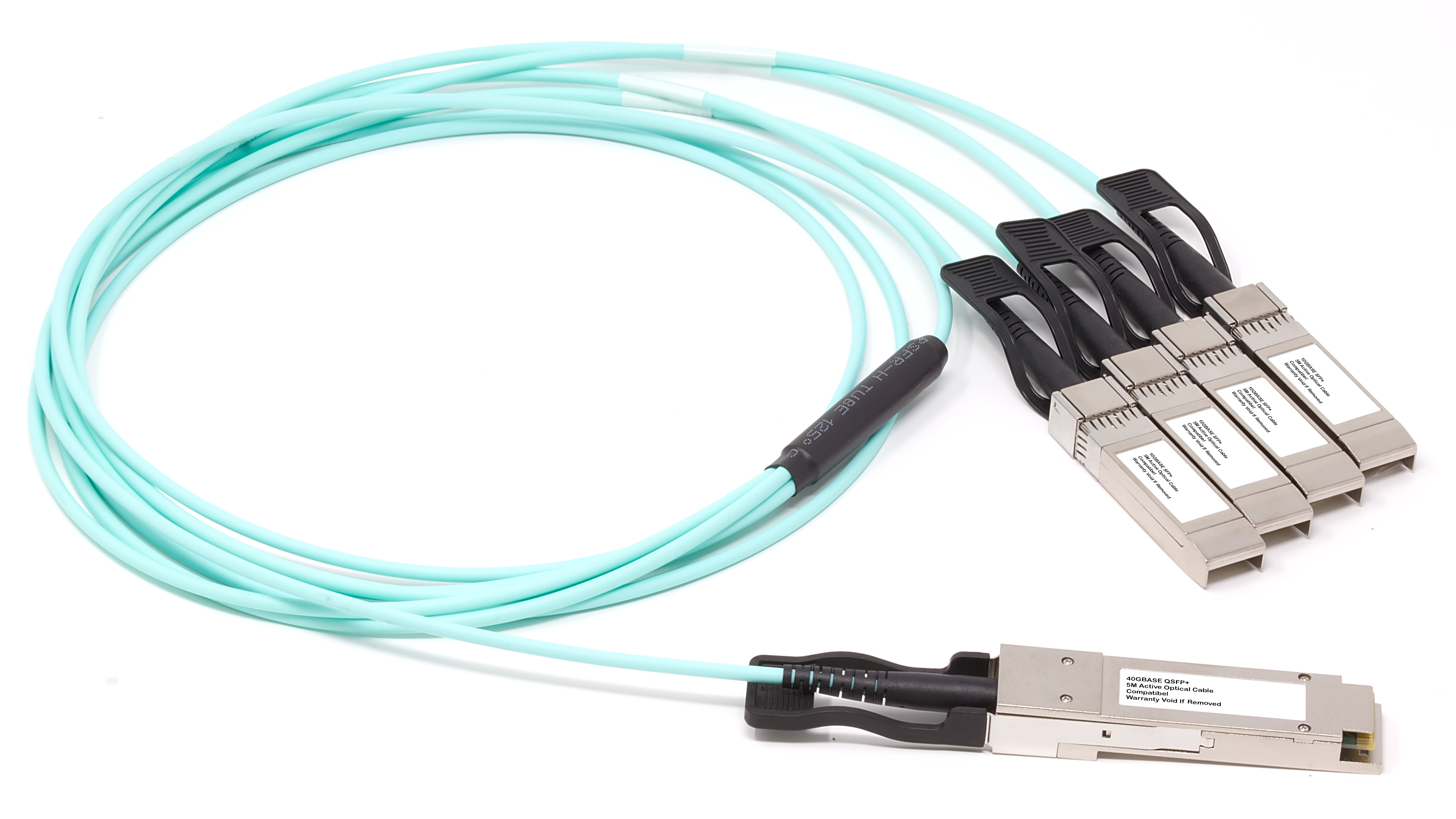 Origin Storage Gigatech 40GbE QSFP+ to 4x10GbE SFP+ Active Breakout ...