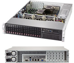 Supermicro SYS-2029P-C1RT server barebone Intel C622 LGA 3647 (Socket P) Rack (2U) Black ...