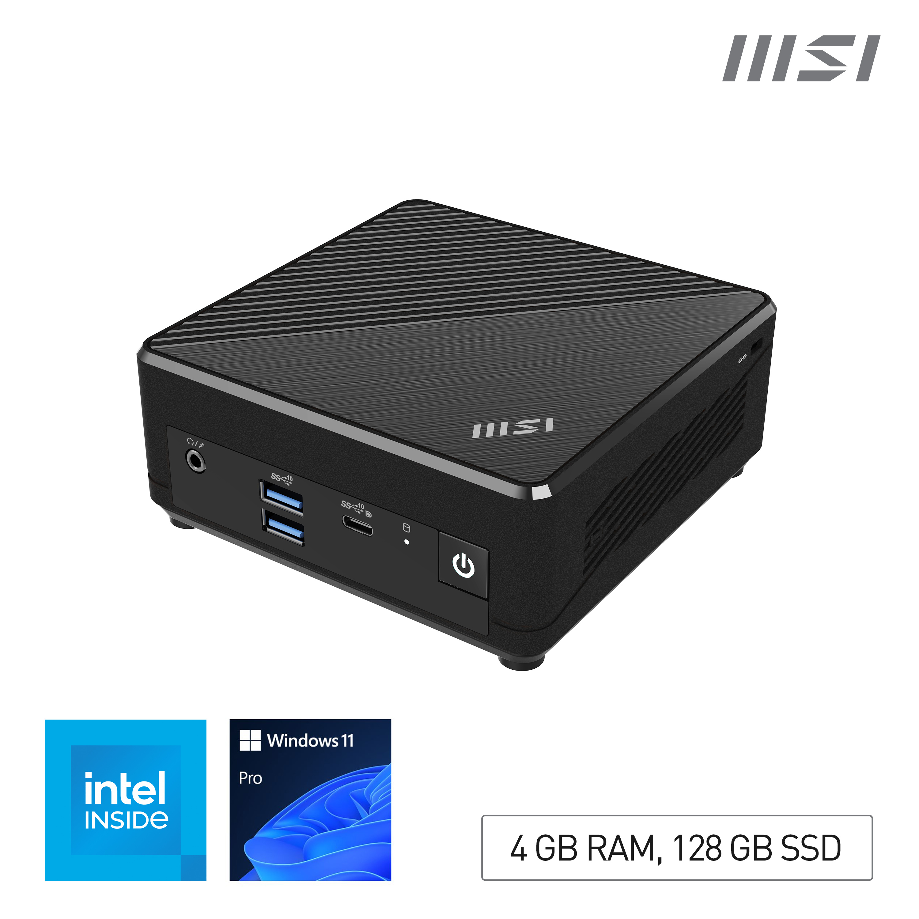MSI Cubi N ADL Intel N200 Desktop PC, NUC, SFF, Mini Computer, HTPC ...