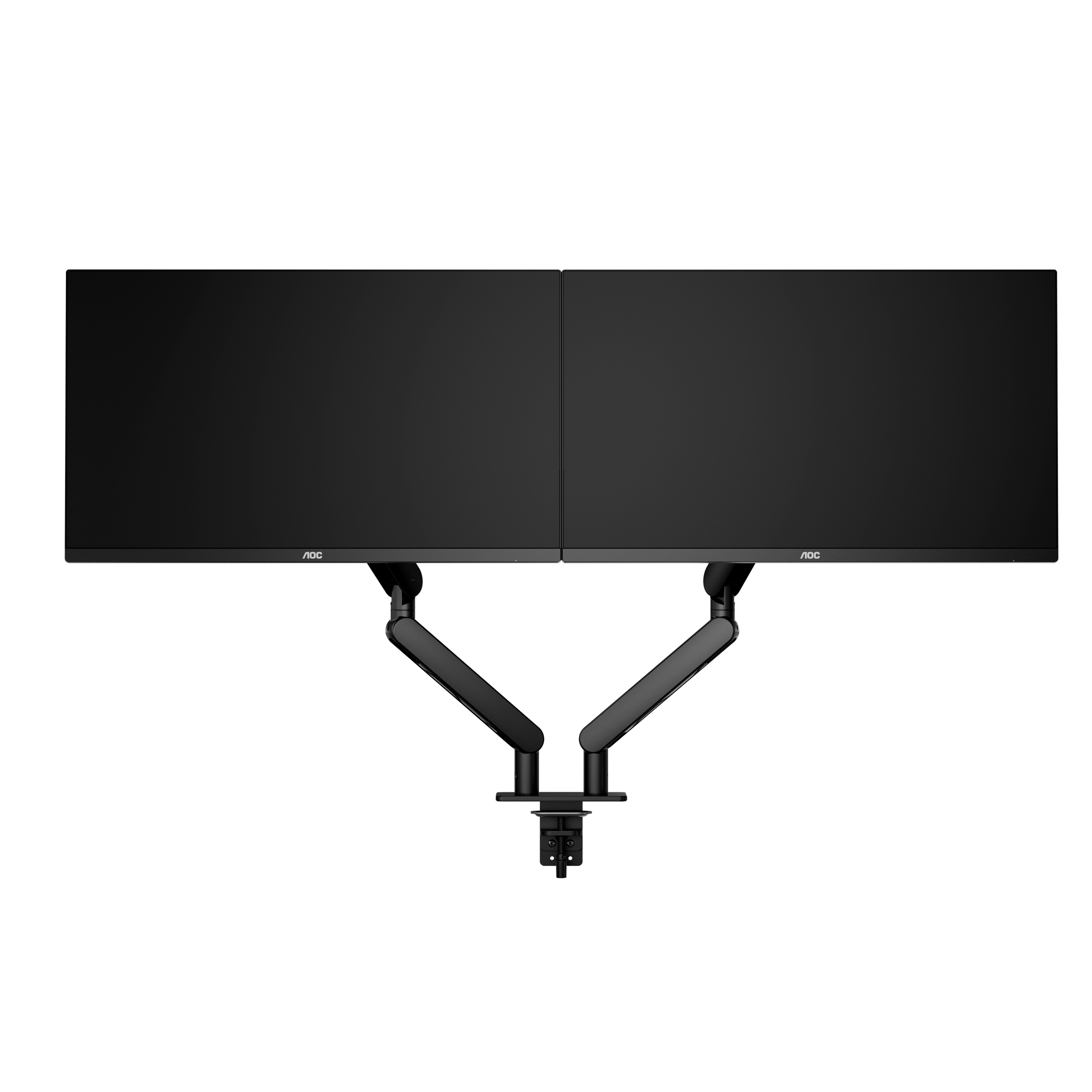 AOC AM420B monitor mount / stand 86.4 cm (34″) Black Desk – Transparent